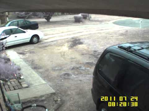 REAL ALIEN CAUGHT ON HOME SECURITY CAMERA!! - YouTube