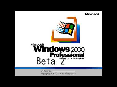Microsoft Windows 2000 Professional Beta 2 Logo (1999) - YouTube