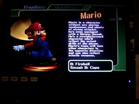 Super Smash Bros. Melee (Mario Trophy) - YouTube