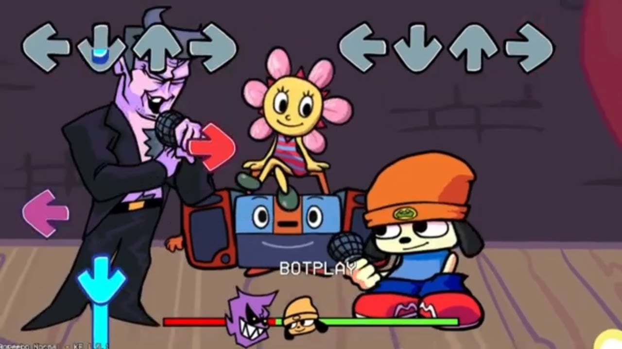PARAPPA THE RAPPER vs Friday Night Funkin (FNF MOD) - YouTube