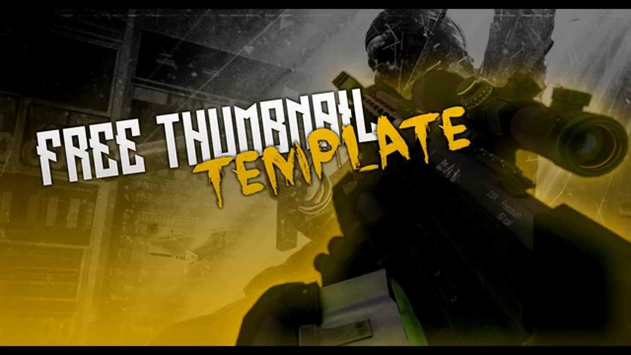 Free COD Thumbnail Template By Nazzr!! - YouTube