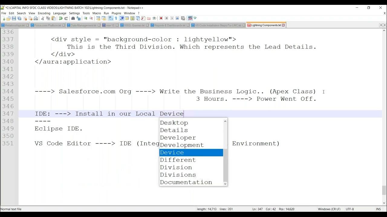 Session 5 Vs Code Installation For Salesforce Lwc Free Salesforce Lwc Classes Vs Code Use