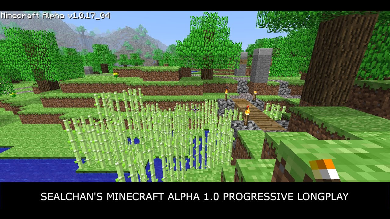 Minecraft Alpha v1.0 Longplay - E228 (R17) - Building a Wetland on the ...