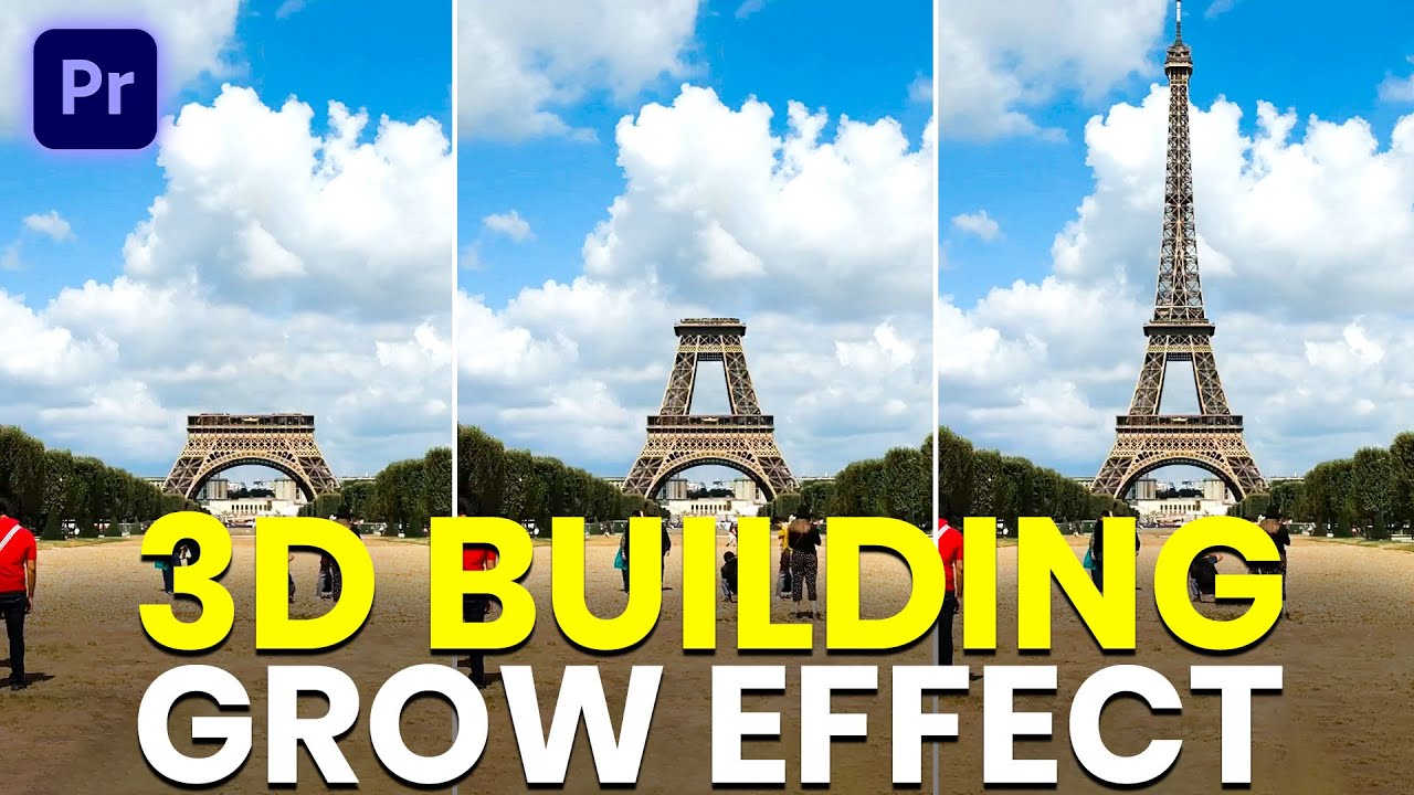 3D Building GROW EFFECT - Premiere Pro Tutorial - YouTube