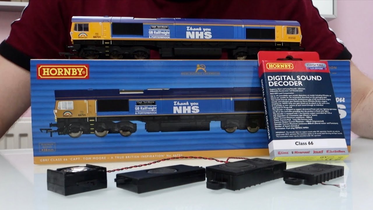 Hornby Class 66, 66731 'Capt. Tom Moore' With A TTS Sound Decoder and ...