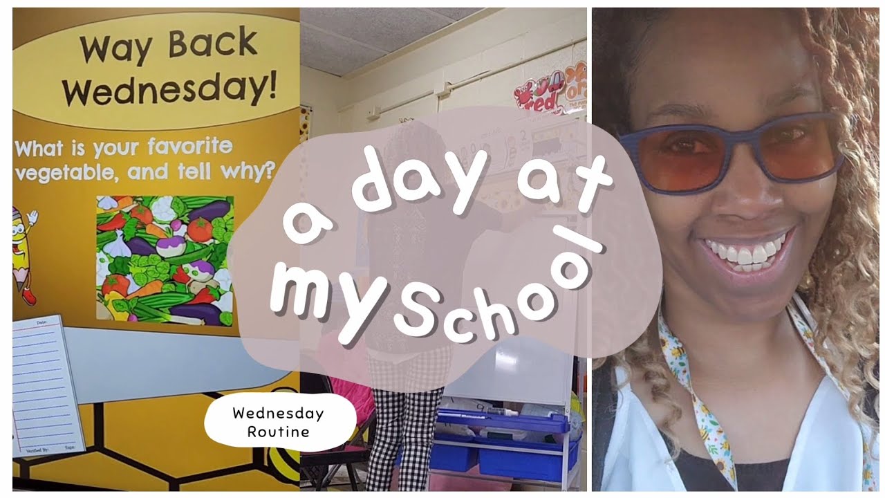 My Wednesday Routine ! Classroom daily schedule! - YouTube