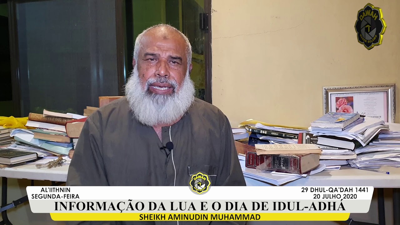 Sheikh Aminuddin Muhammad - Tema: "Informação da Lua e o dia de Idul ...