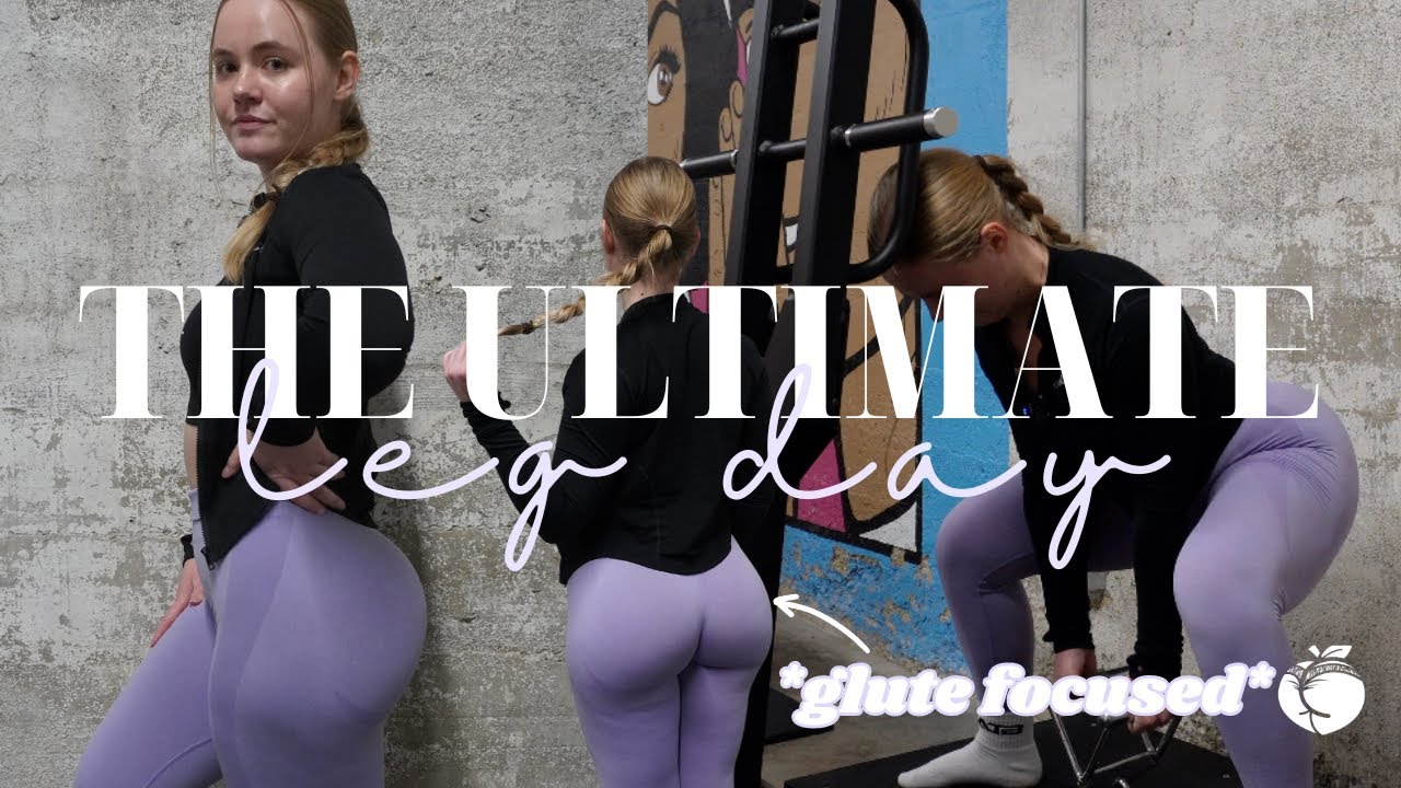 *GLUTE FOCUSED* leg day | glute growth workout, gym vlog + grwm - YouTube