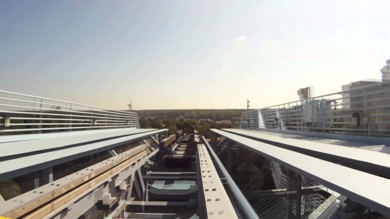 Griffon Dive Roller Coaster POV - Busch Gardens VA - YouTube