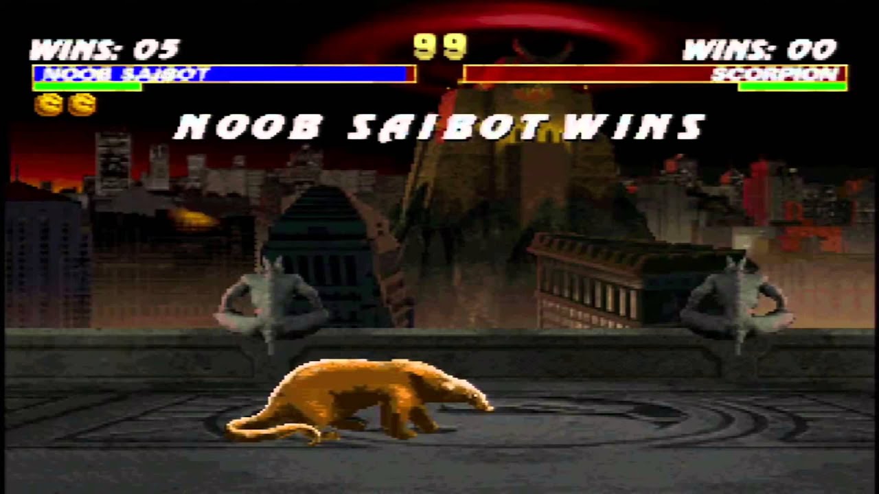 Noob Saibot Animality Mortal Kombat 3 Ultimate Trilogy - YouTube