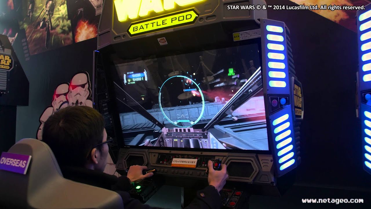 Star Wars: Battle Pod - Flat Screen Edition (Arcade/JAEPO2016) - YouTube