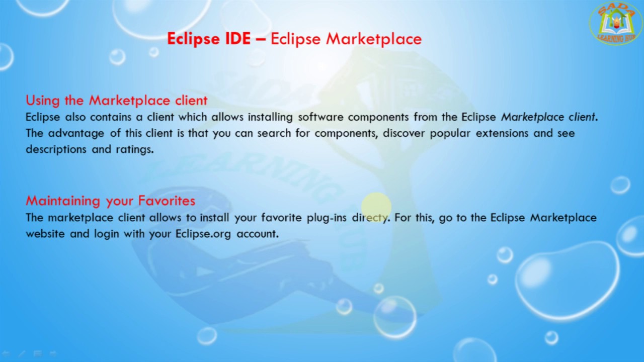 Lesson - 17 : Eclipse IDE - Eclipse Marketplace - YouTube