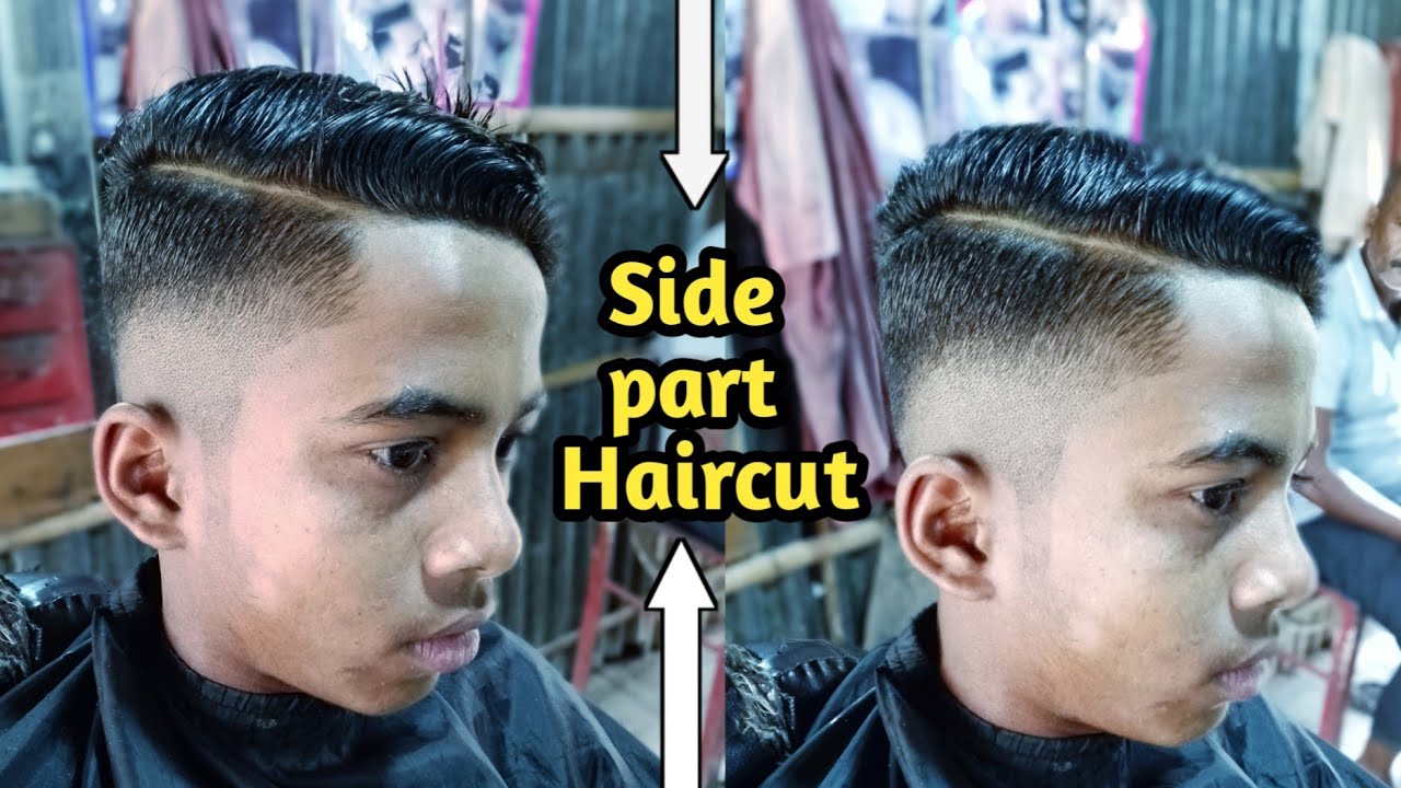 How New Side Part Haircut, Side Part Haircut Process, Ananda Tripura ...