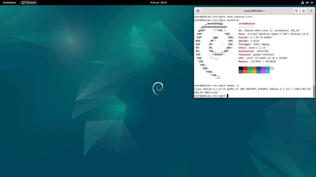 Debian 12.2 (Bookworm) en Hyper-V, Escritorios GNOME y KDE. - YouTube