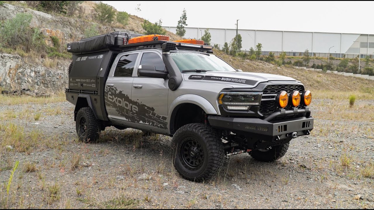 Cale runs through the Explore Life Ram - YouTube