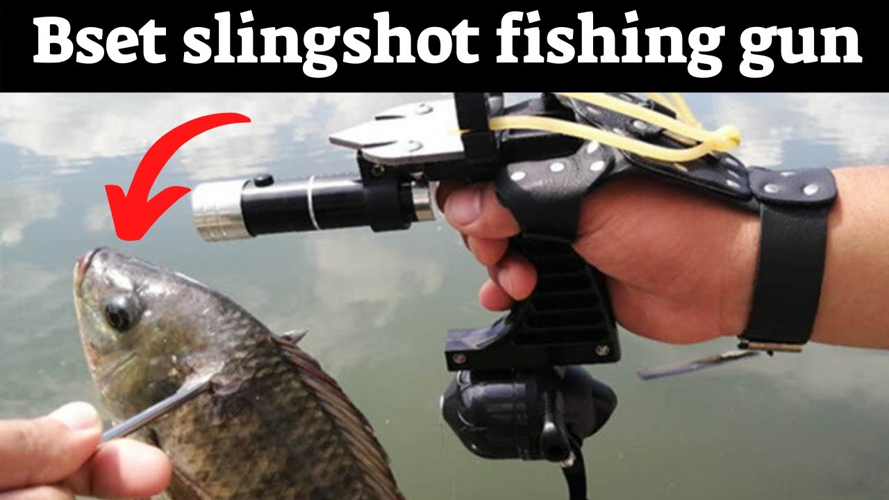 Hunting slingshot fishing gun rod kit - review 2020 - YouTube
