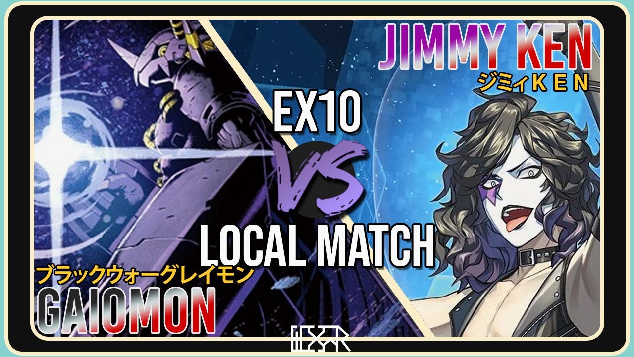BlackWarGreymon vs Jimmy KEN [Digimon TCG EX10 Local Match] Match ...