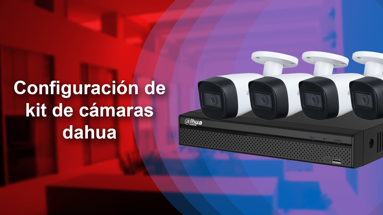 Videotutorial de como configurar kit de 4 cámaras dahua 2 megapíxeles ...