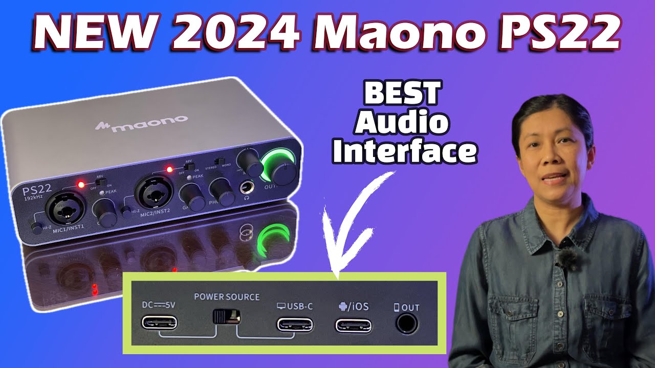 The BEST Audio Interface 2024 - Maono ProStudio PS22 | Review and ...
