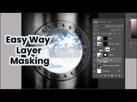 Layer Masking in Photoshop Easy Step by Step Tutorial. - YouTube