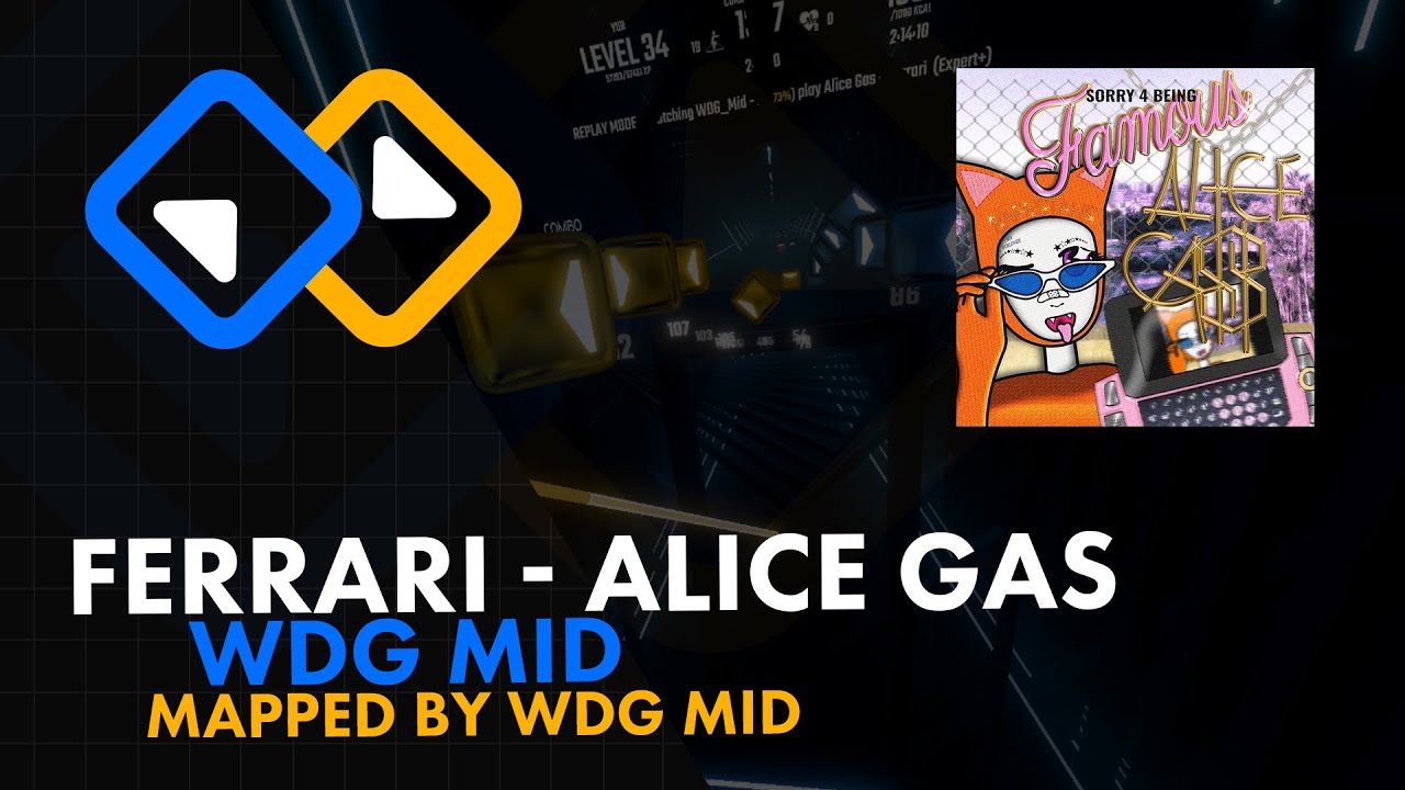 Beat Saber | Ferrari | Alice Gas | By WDG_Mid - YouTube