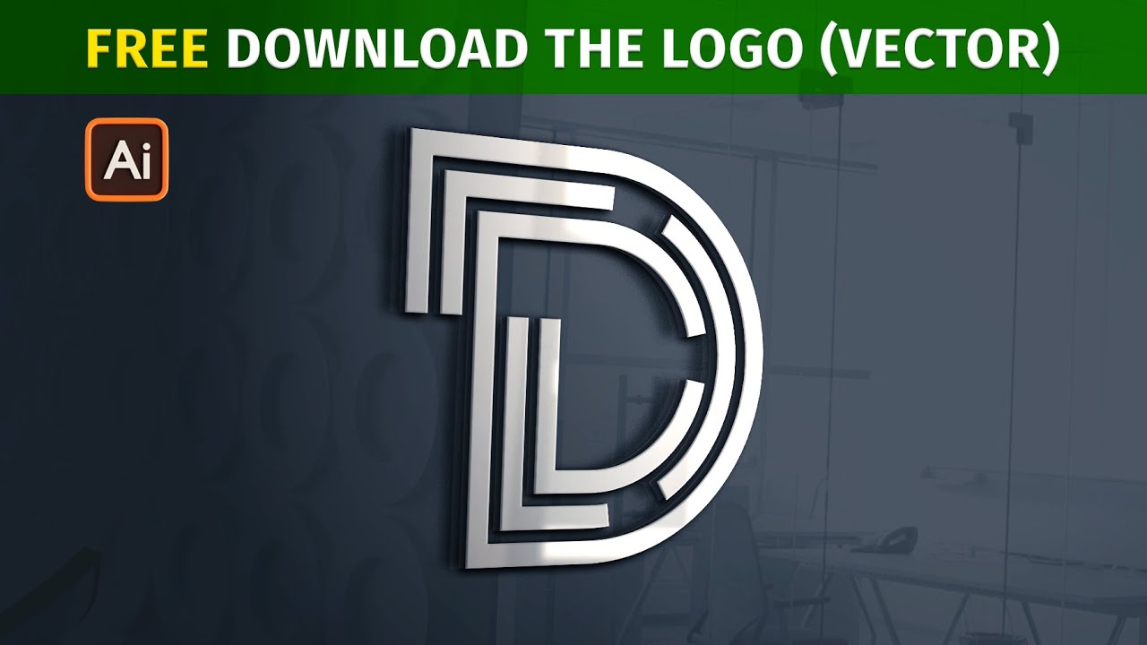D Letter logo tutorial | Download D letter logo | Logo Design : Letter ...