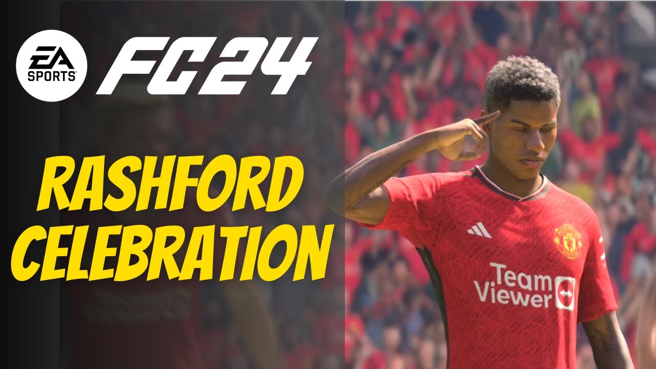 How to do Rashford Celebration in EA FC 24 - YouTube