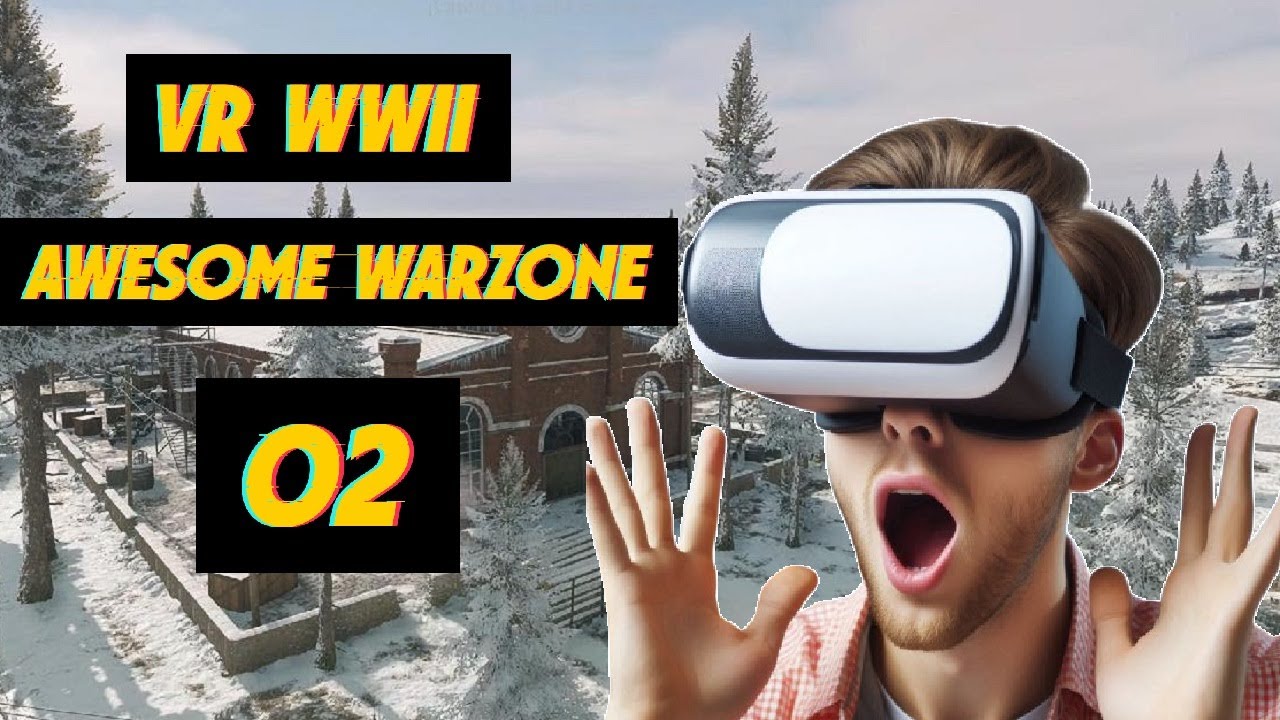 3D SBS IMMERSIVE First Person VR Split Screen 🎮 WWII warzone Allies VS ...
