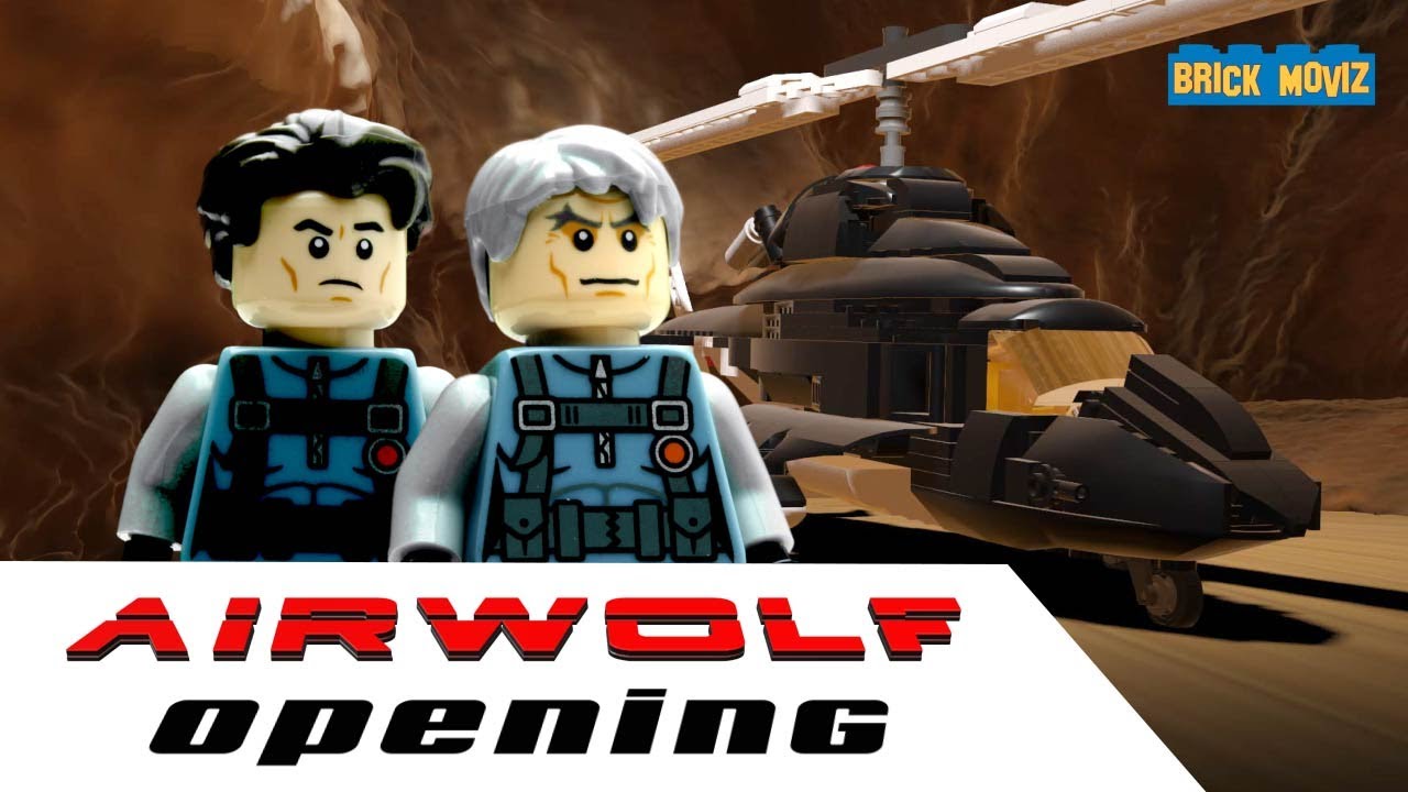 Lego AIRWOLF | intro | stop motion & CGI - YouTube