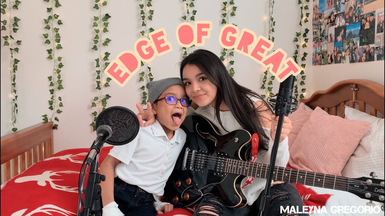 edge of great (julie and the phantoms cover) ft. lil brother | Maleyna ...