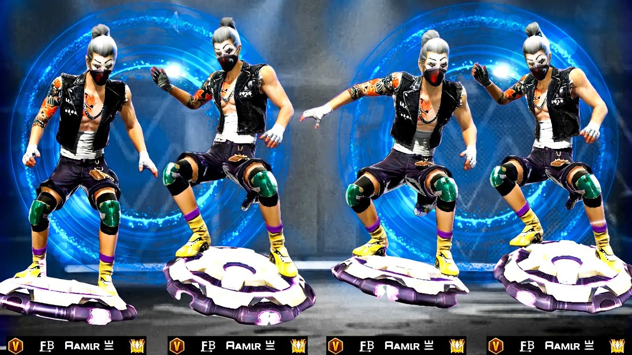 HIP HOP AND NEW EMOTE PRESET ALIGHT😈💥 MOTION FF💥🎶 ||🤡 PANDA🤡 ...