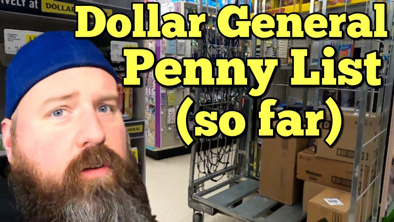 Dollar General Penny Shopping List 1/14/20 - YouTube