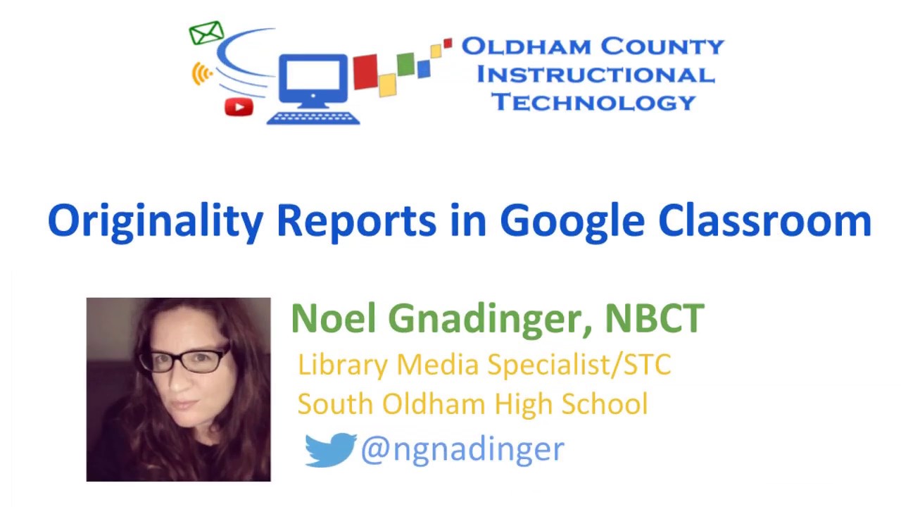 Originality Reports for Google Classroom - YouTube