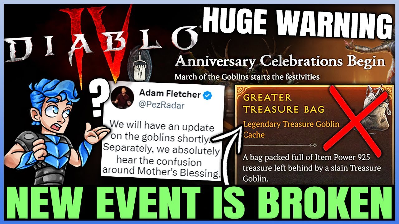 Diablo 4 - CONFIRMED: BROKEN Goblin Loot Event, Free INFINITE 925 Gear ...