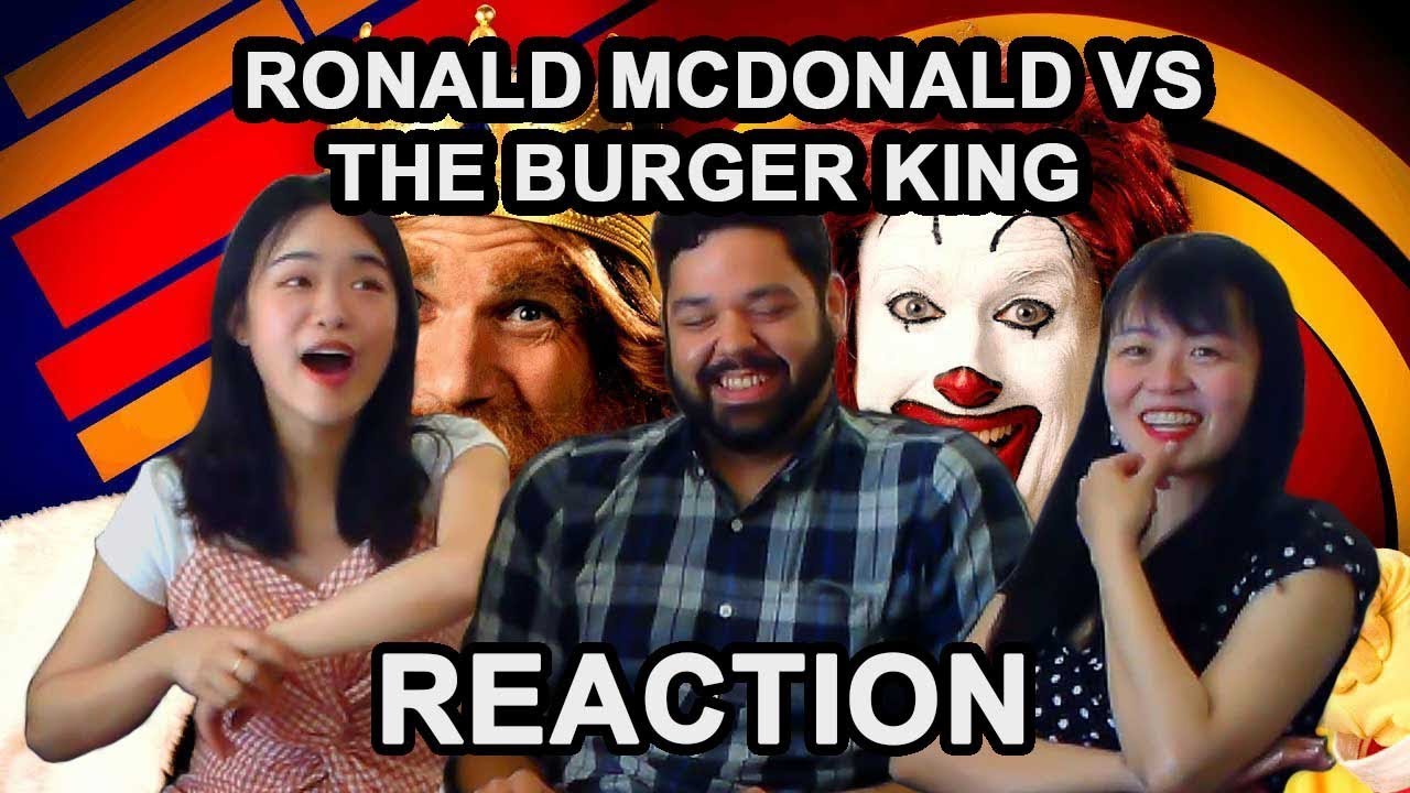 Ronald Mcdonald Vs The Burger King Erb Season 6 Group Reaction Awkward Mafia Watches Youtube
