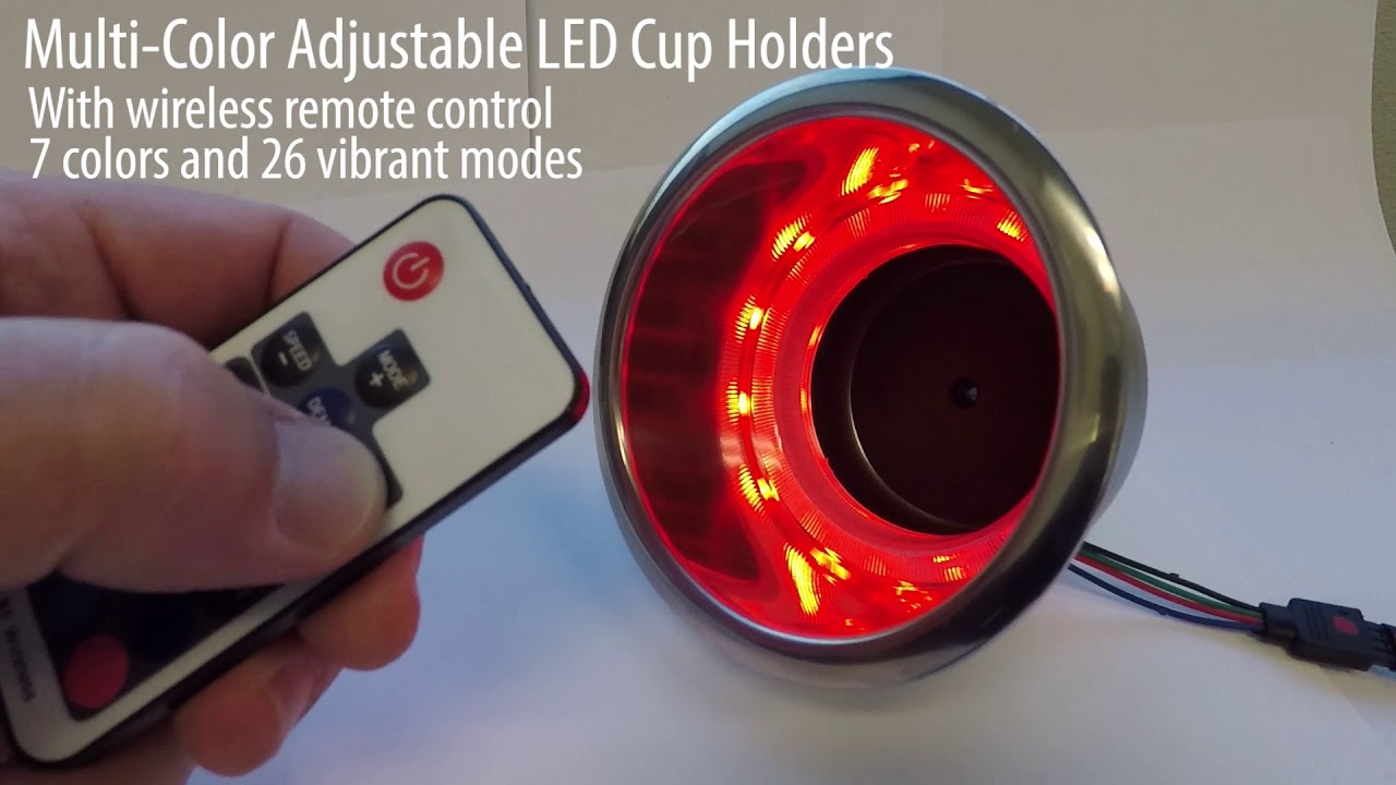 LED Cup Holder - YouTube