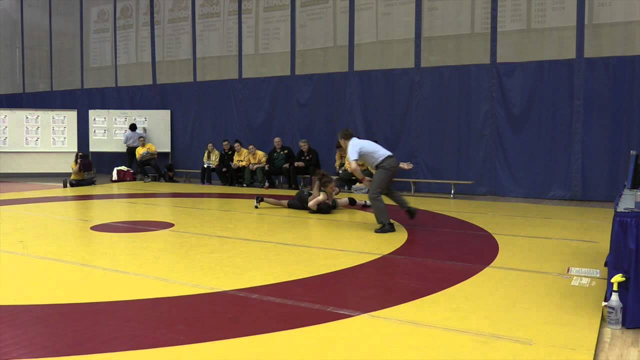 2015 Canada West Championships 55 kg Vicki Busch vs Julianna Bouwers ...