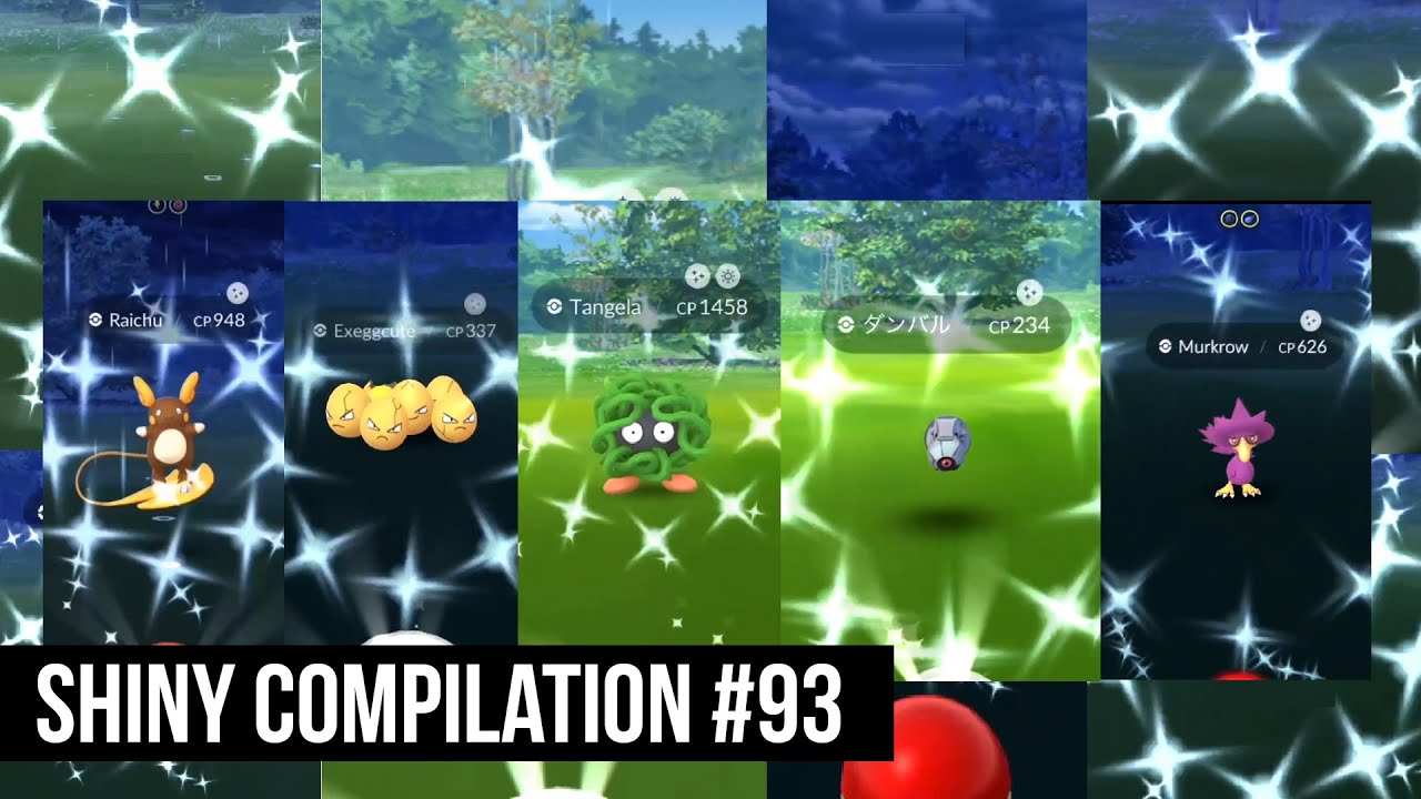 Mega Raid Challenge Shinies! - Pokemon GO Shiny Compilation #93 - YouTube