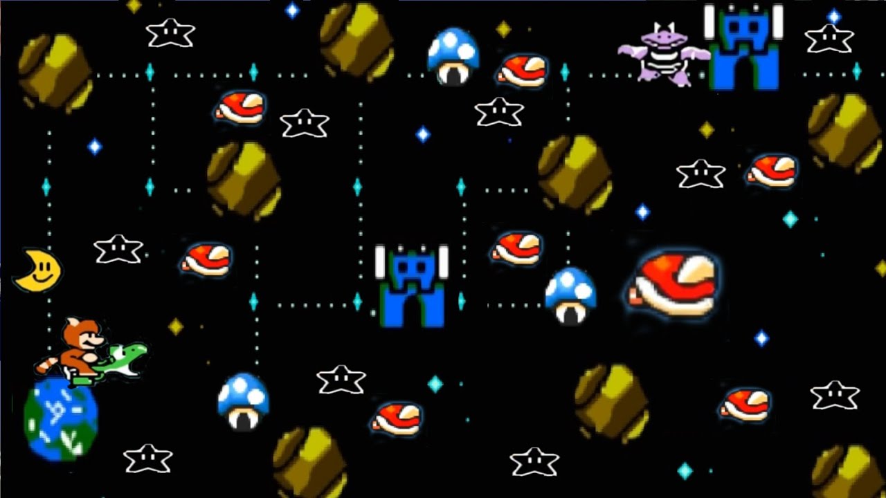 NEW Super Mario Bros 3 HD: AWESOME ADVENTURE - WORLD 5: Starry Slopes ...