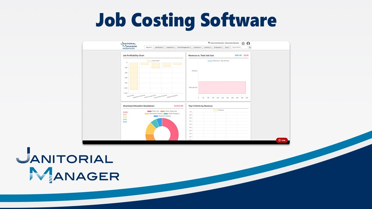 Janitorial Manager's Job Costing Software - YouTube