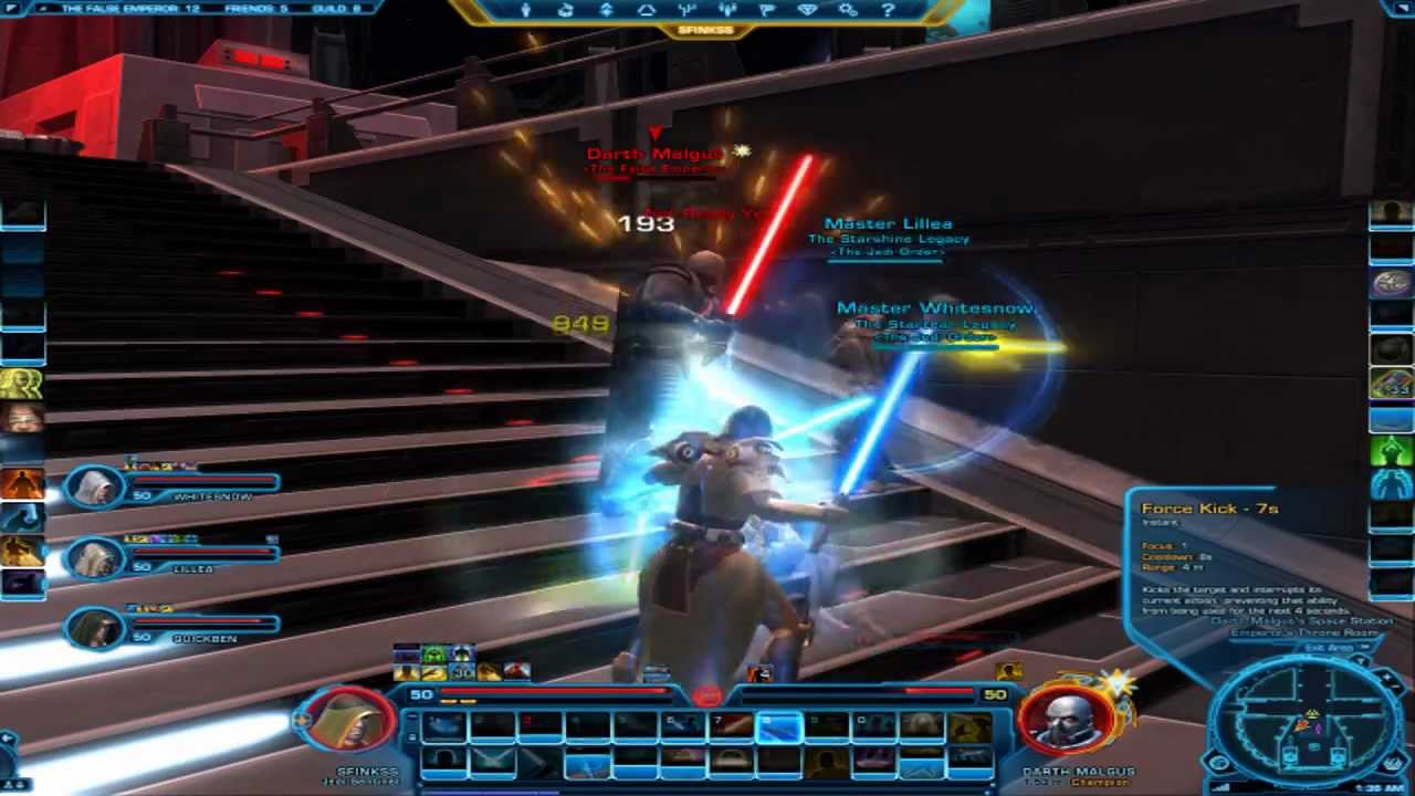 SWTOR Darth Malgus Hard Mode Encounter (full conversation included) [HD ...