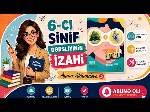 6-cı sinif Ingilis dili səh: 92, 93