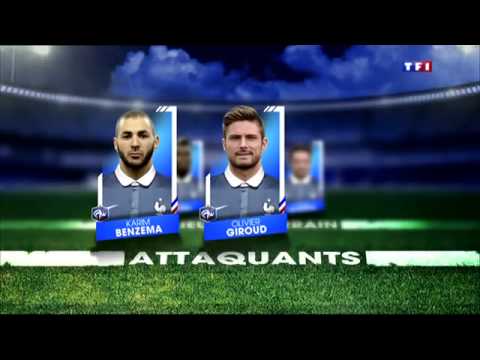 Liste des joueurs officielles selectionn s equipe de france bleus coupe du monde 2014 bresil fifa di