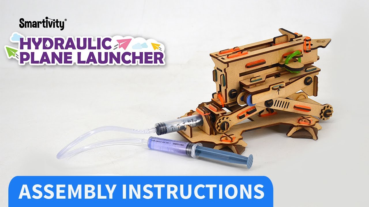 SMARTIVITY | Hydraulic Plane Launcher | How to Make - YouTube