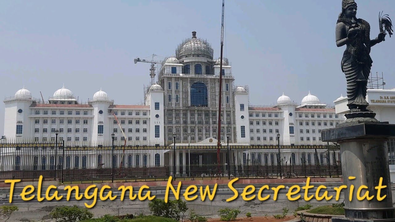 Beautiful Telangana New Secretariat Building built as a Palace in ...