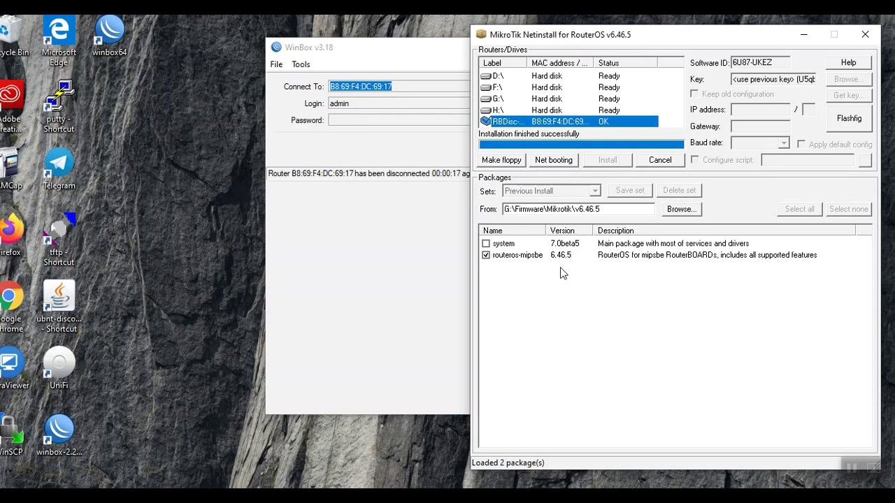 Testing routerOS v7.0beta on Mikrotik Disc Lite5 - YouTube