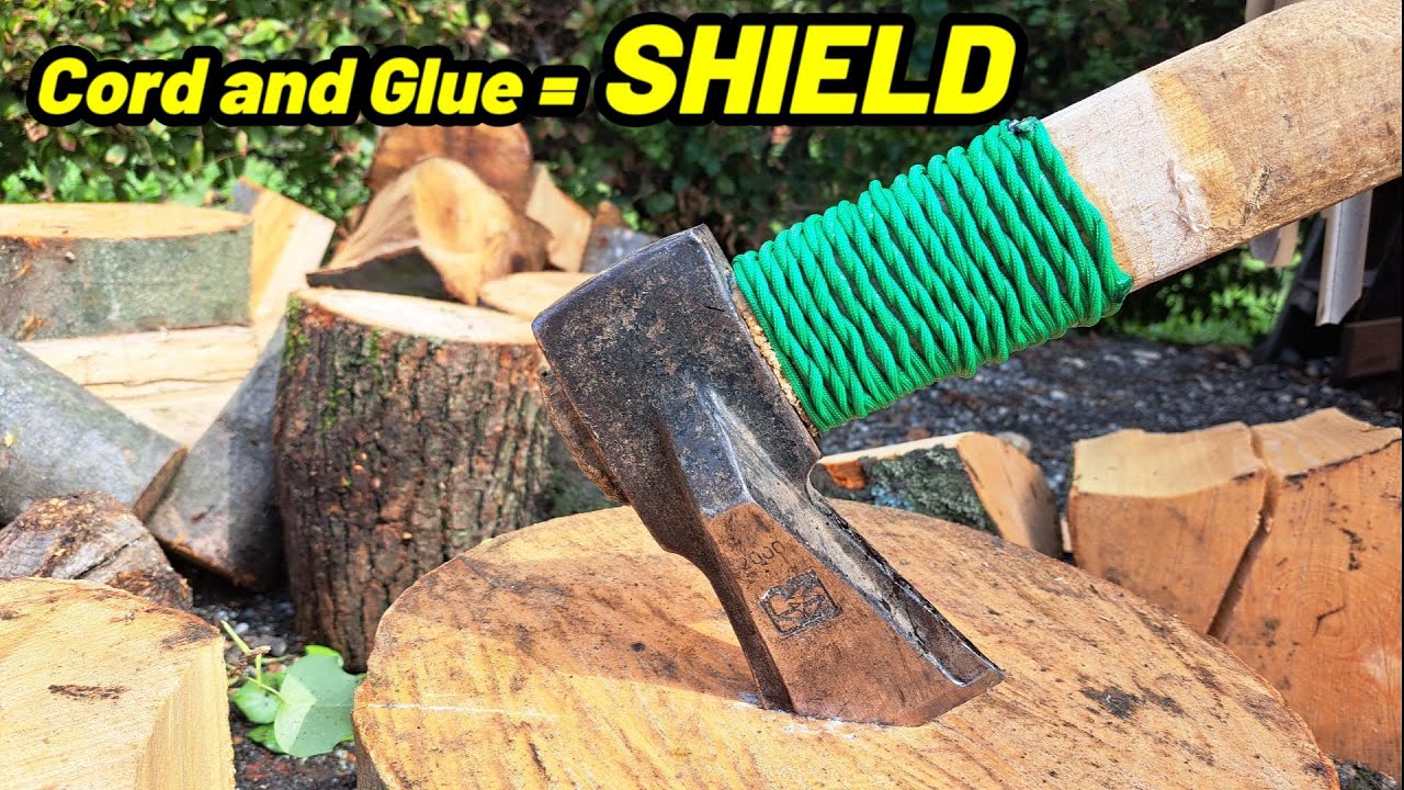 STRONG Axe Handle Paracord Protection - YouTube