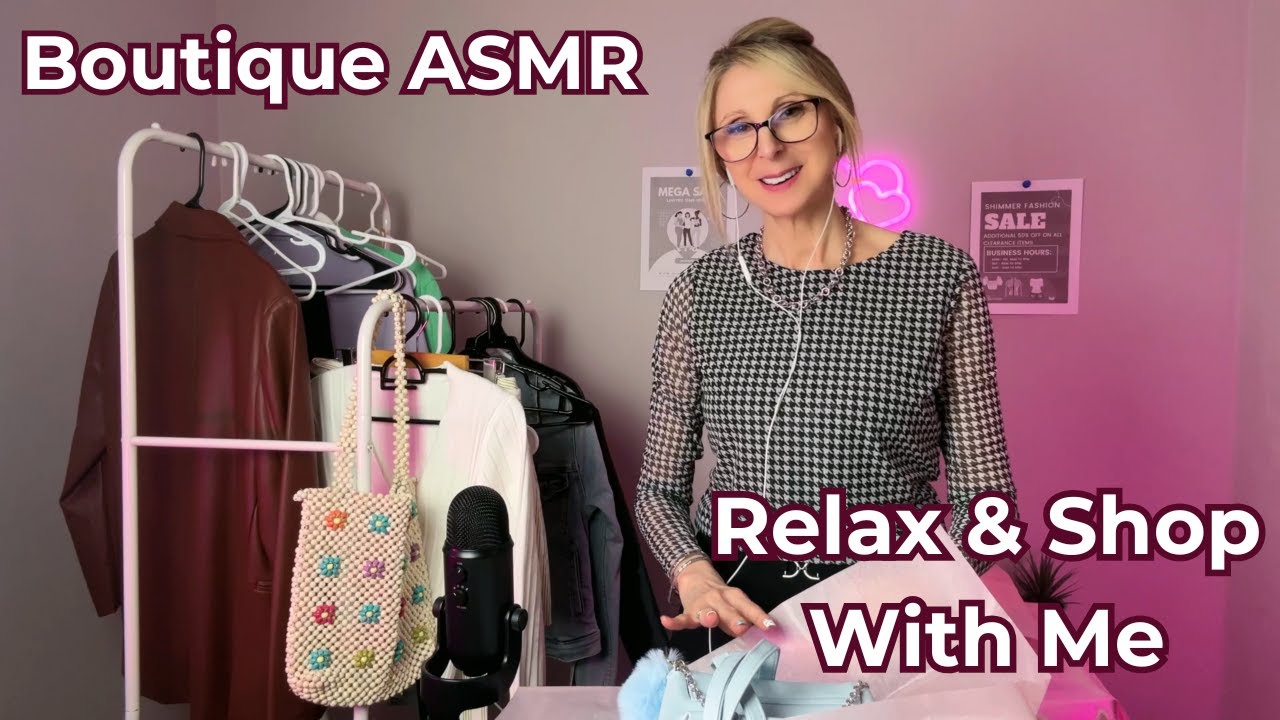 ASMR Boutique Fashion Shop Roleplay 👗 Personal Stylist | Pampering Try ...