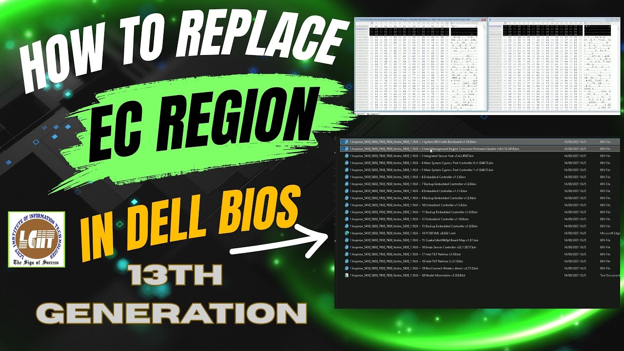 How to Replace EC Region in Dell 13th Gen BIOS | BIOS Editing Course ...