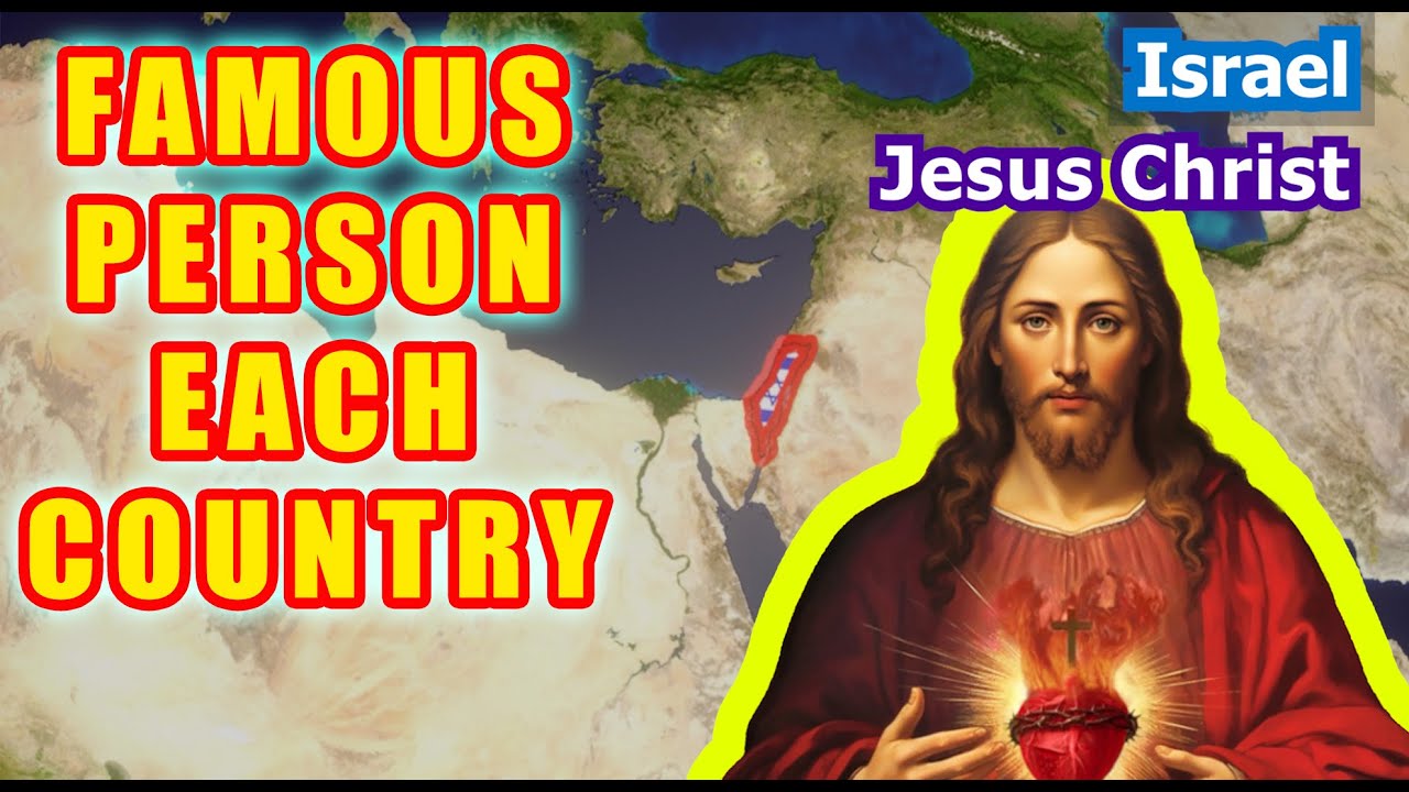 The most famous persons in each country| 3D earth globe - YouTube
